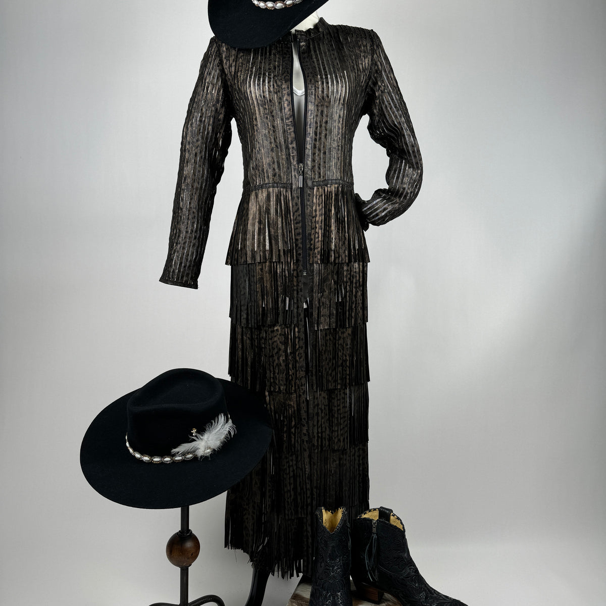 Long Fringe Duster – Animo Hat & Apparel